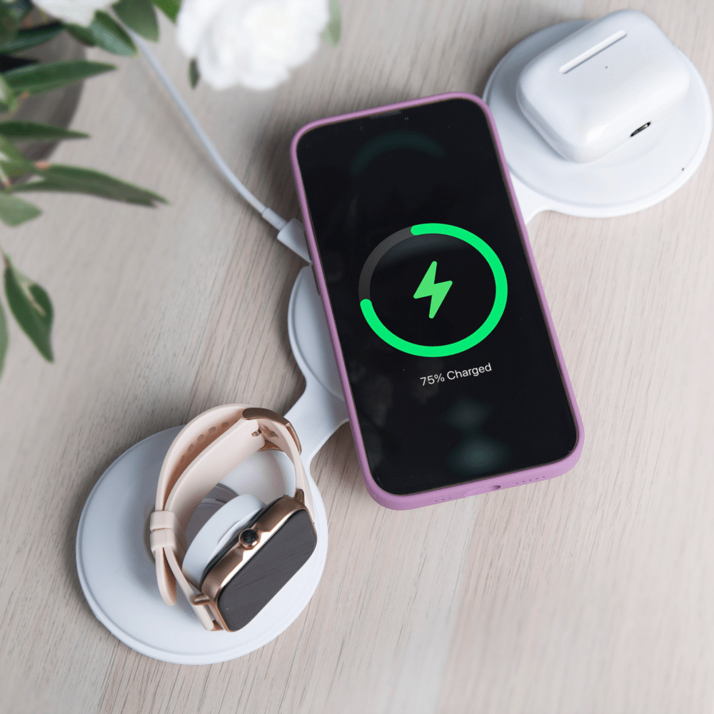 TYLT 3 in 1 MagSafe Wireless Charging Stand White